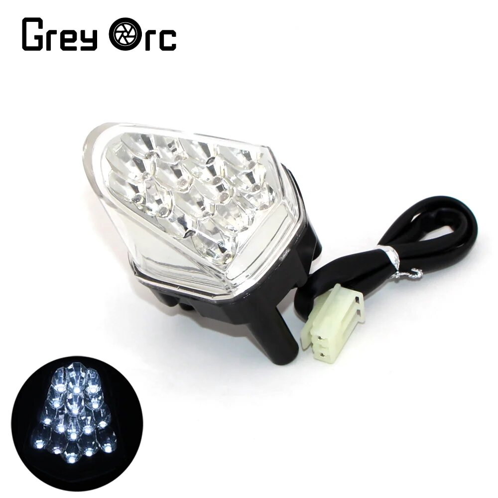 Светодиодная фара мото Yamaha YZF R6 2006-2007, Clear LED