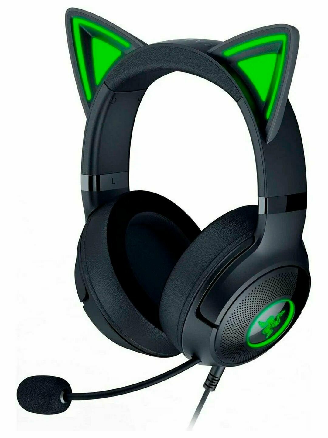 Наушники игровые Razer Kraken Kitty V2, проводные, черный (RZ04-04730100-R3M)