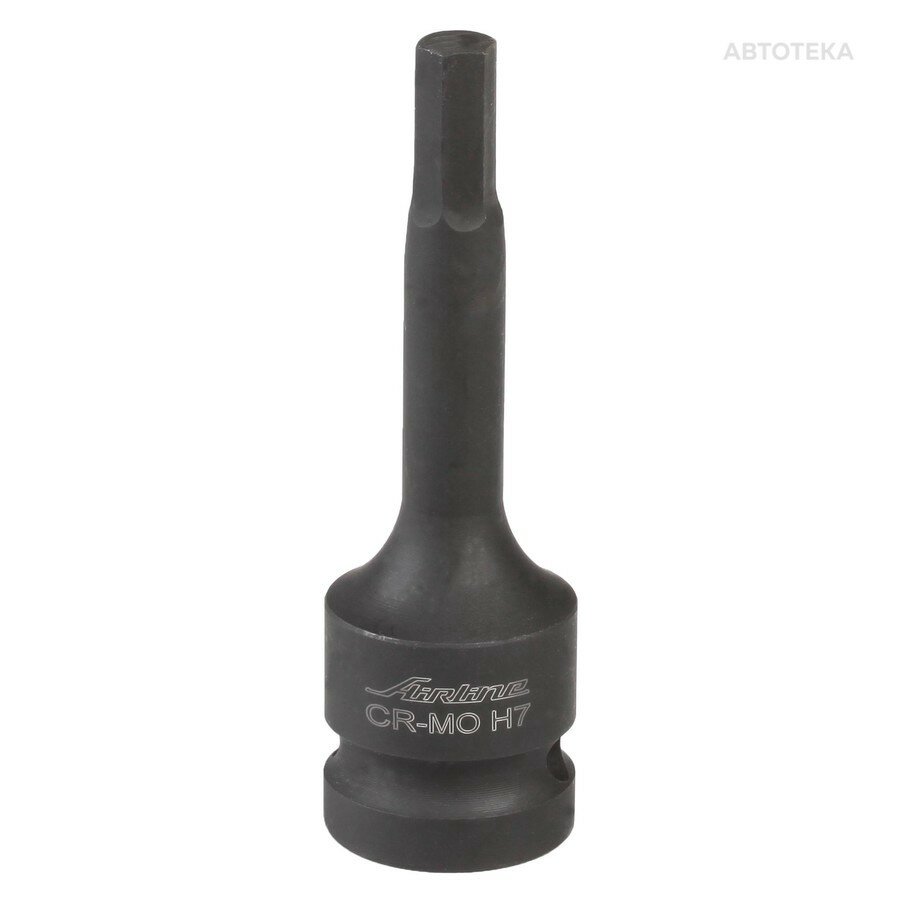 Головка ударная торцевая 1/2"DR внешний шестигранник H7. L=78мм AIRLINE ATAS004
