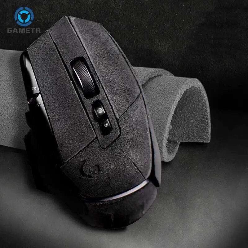 Противоскользящая наклейка для Logitech G502X из кожи KOQZM