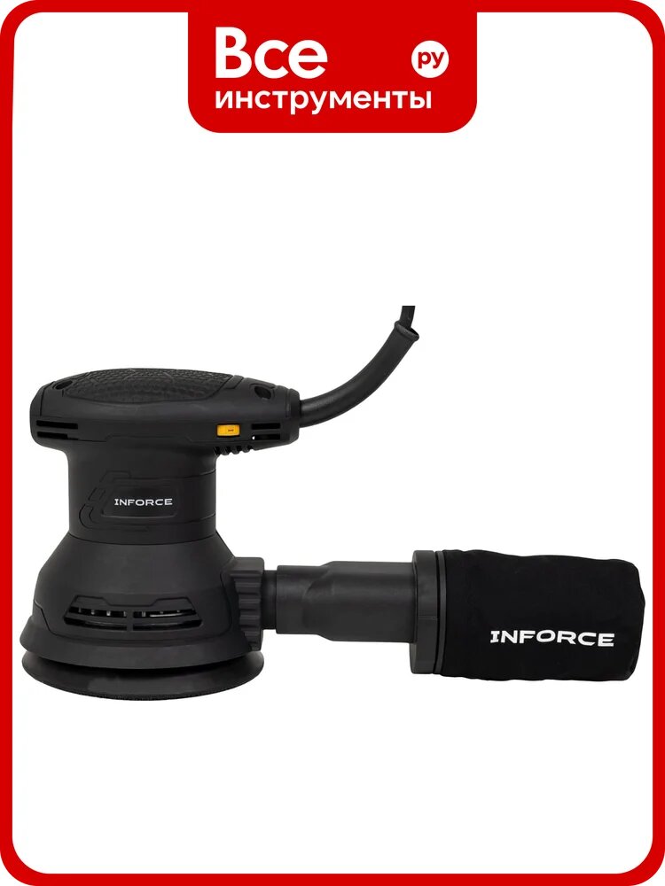 Шлифмашина эксцентриковая Inforce ES5003V, профессиональная, с пылесборником, 350 Вт