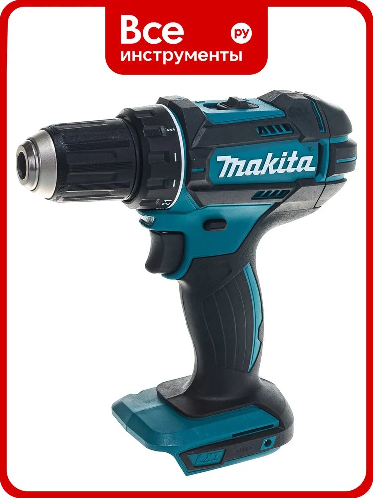 Дрель-шуруповерт Makita DDF482Z, Li-Ion, 18В, 62Нм, 2 скорости, подсветка, 1,5 кг
