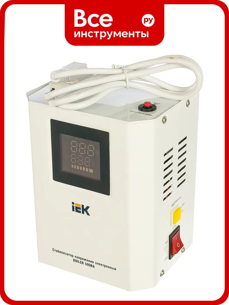Стабилизатор напряжения (0.5кВА) IEK Boiler IVS24-1-00500 284084