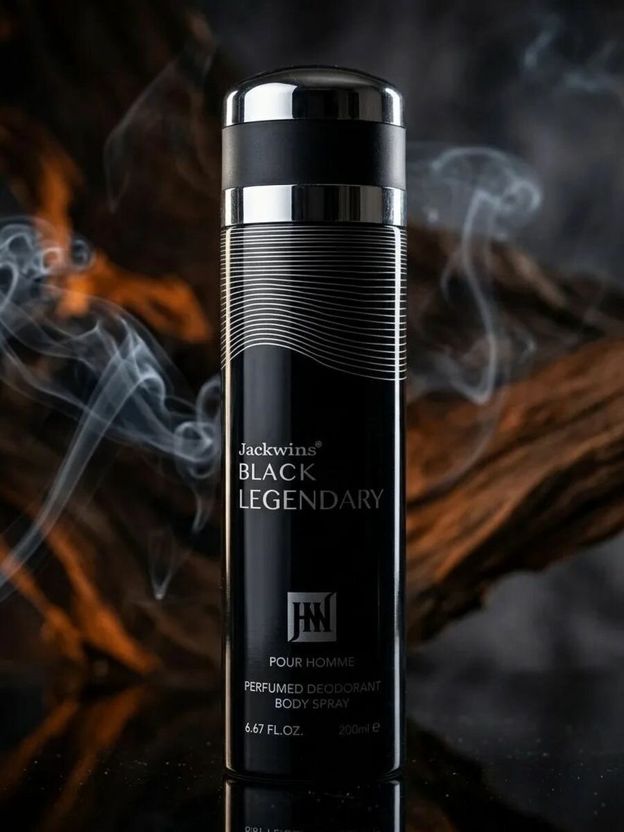 Дезодорант арабский Black Legendary от Jackwins, 200 мл