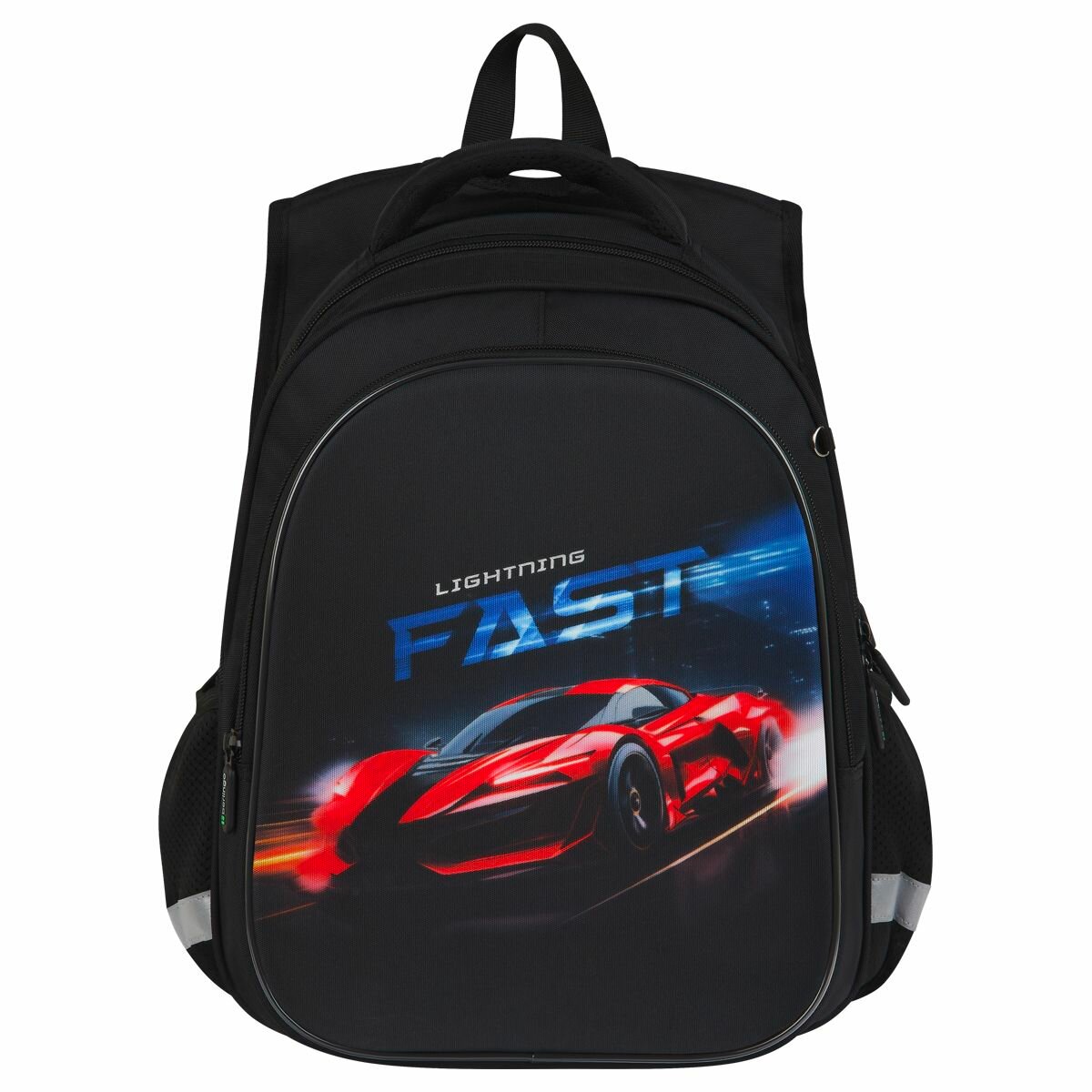 Ранец школьный Berlingo Expert Light "Red Racer" 38x29x18см, 3 отделения, 2 кармана, анатомическая спинка (RU-NS-1204)