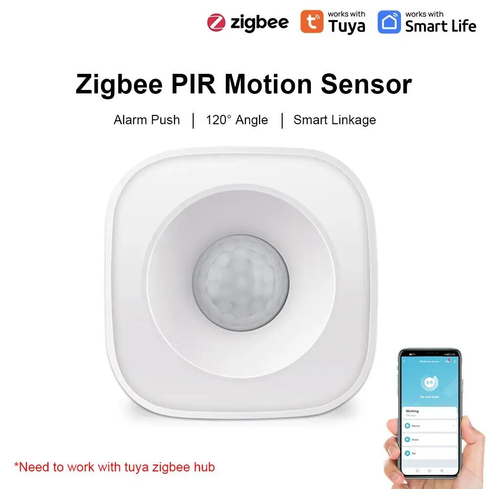 Датчик движения Tuya Zigbee/Wi-Fi PIR Zigbee pir