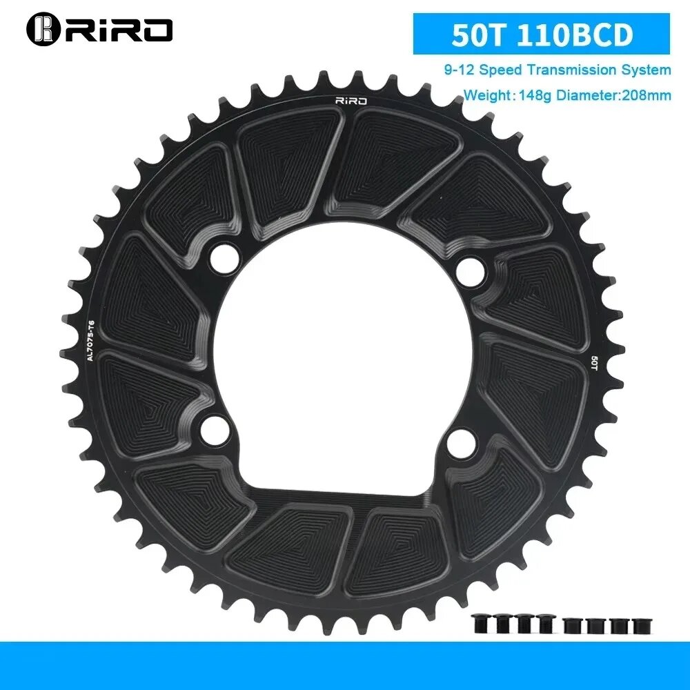 RIRO 50T 110BCD Цепной Круг 9-12 Скоростей