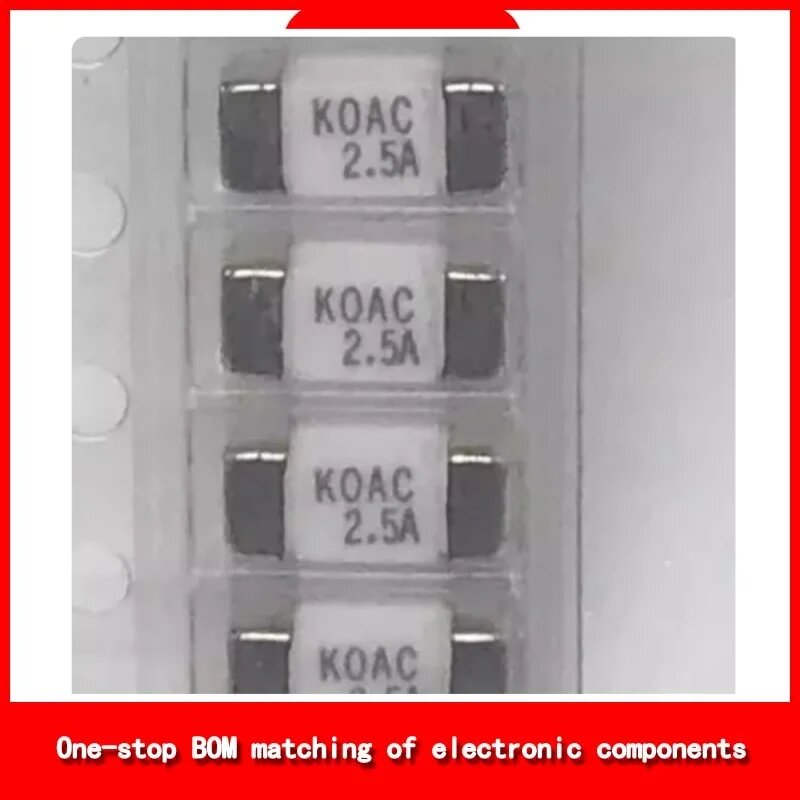 Накладной предохранитель KOAC1808 20PCS, 6.3A