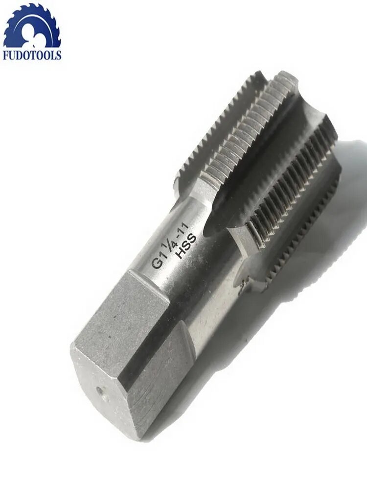 HSS6542 м-р Метчик G1-1/4"-11 трубный цилиндрический, (11 ниток/дюйм) FUDO