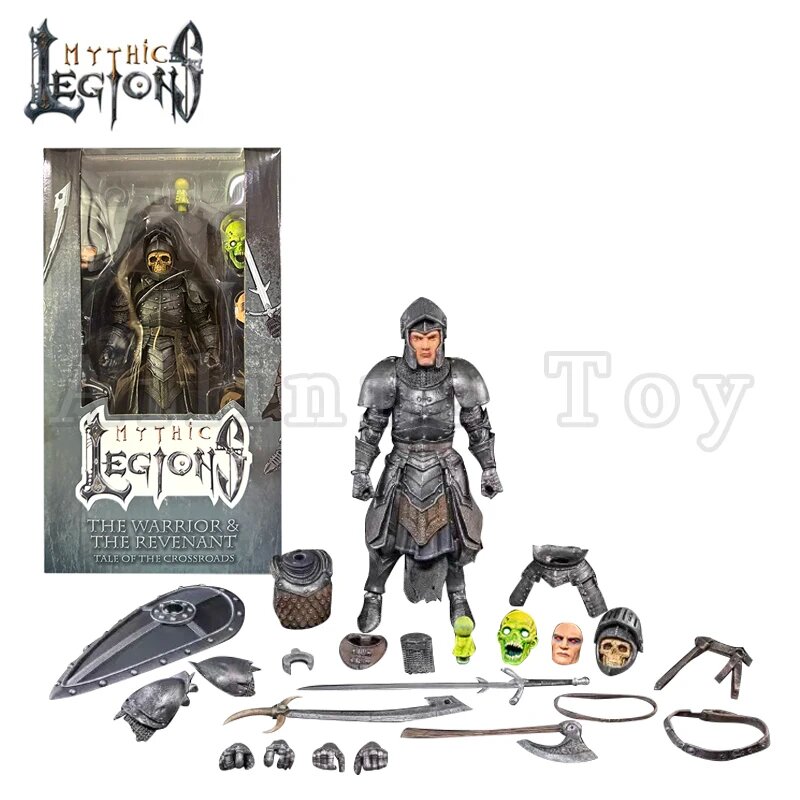 Фигурка Mythic Legions 1/12 Воин, Чурель, Сэр Вальгард Черный, The Warrior Revenant