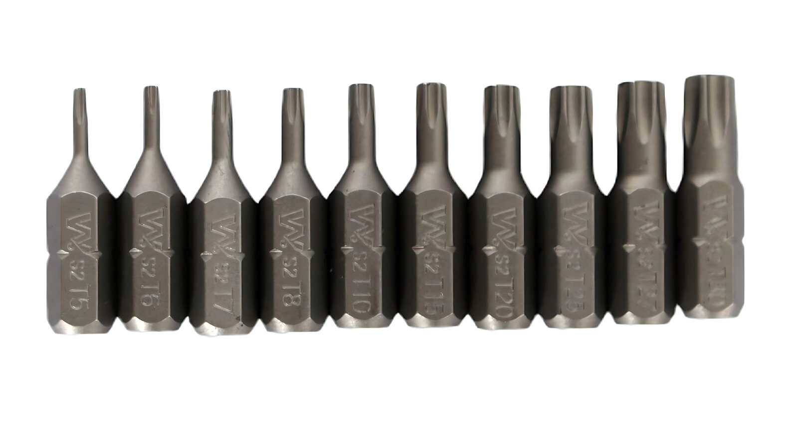 Набор WhirlPower вставок (бит) torx 10 предметов T5-T30 25 мм