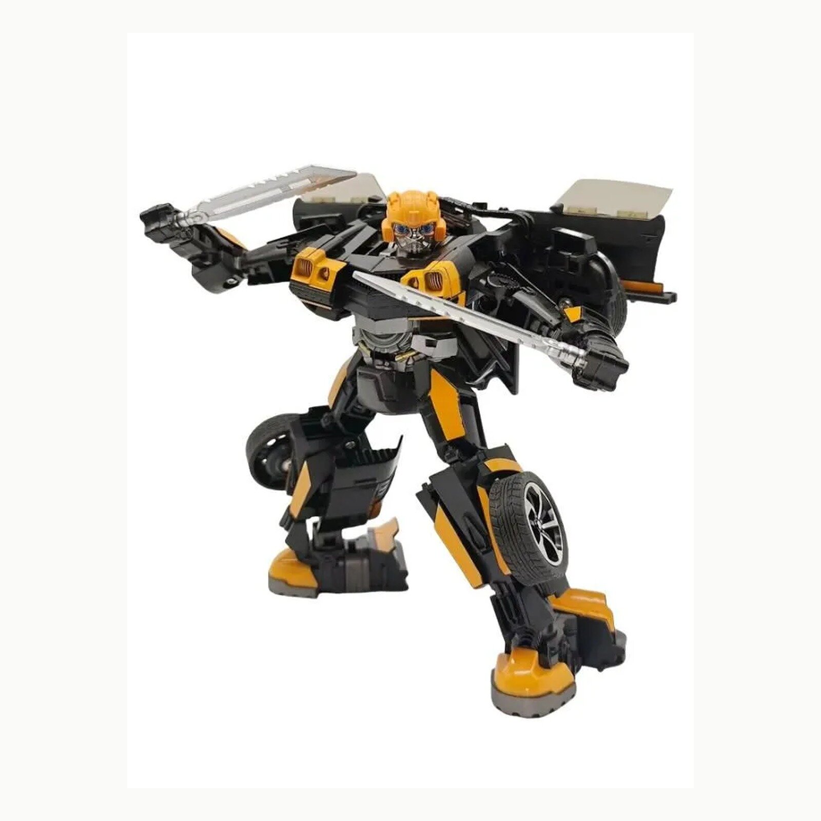 Трансформер Bumblebee из сплава и пластика, черный и оранжевый, робот, высота 17 см — фото 1