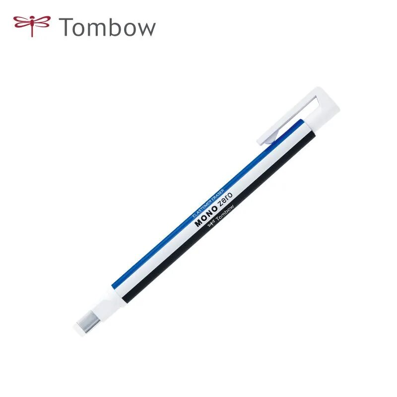 Ластик Tombow MONO zero Круглый квадратный наконечник Нажимной механизм Замена картриджа EH Для рисования и хайлаита Японское качество-Square