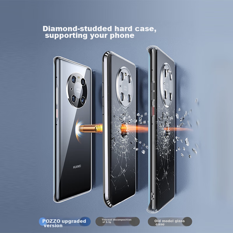 POZZO защитный чехол для Huawei Mate40Pro прозрачный ультратонкий ударопрочный антизапотевший без желтизны