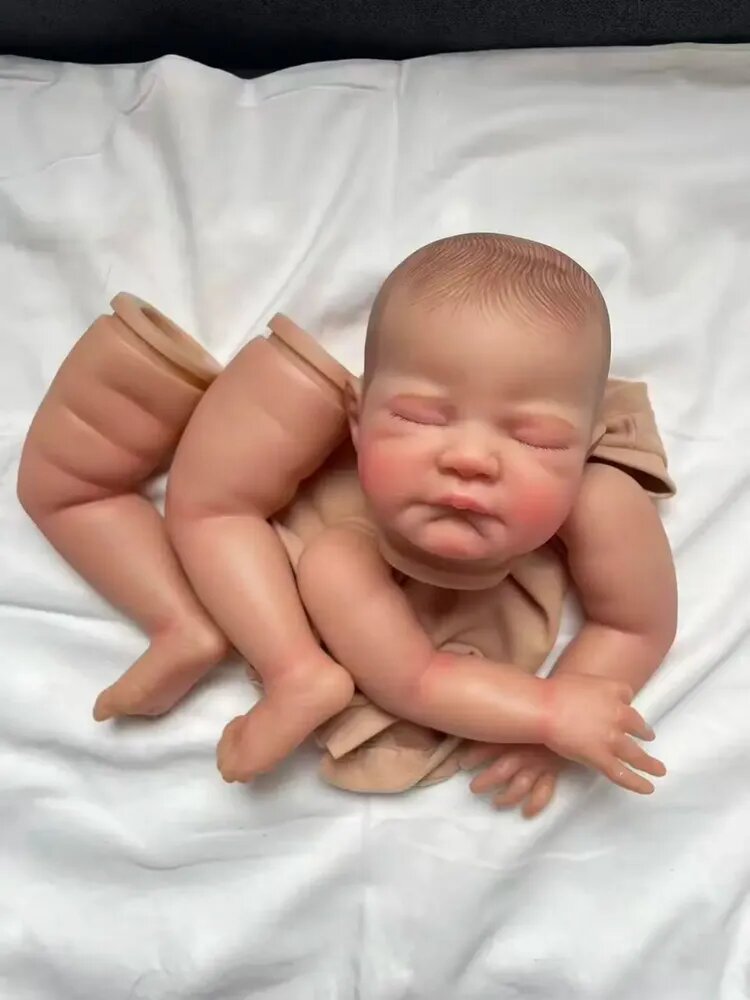 19-дюймовый Reborn Doll kit August, незаконченный Набор кукол реборн, Видимые вены