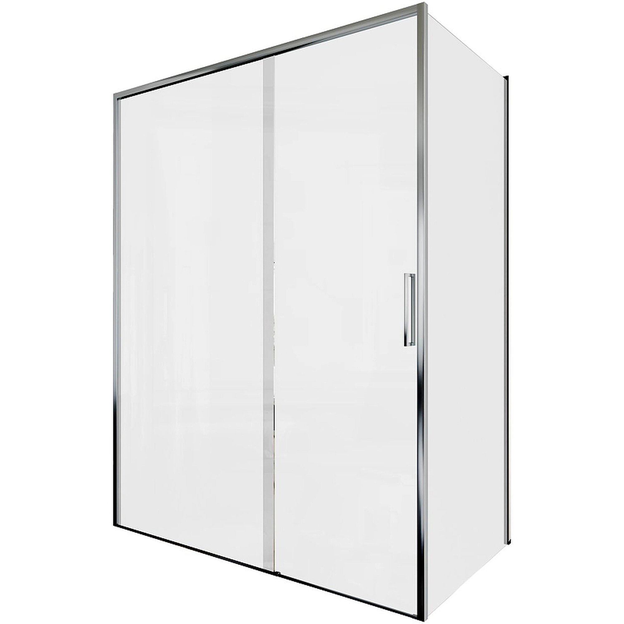 Душевой уголок Aquanet Pleasure Evo AE65-150×80-CT 150×80 324126 профиль хром, стекло прозрачное