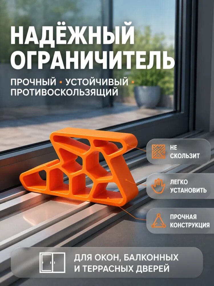 Детский замок для окон защита от падения, не даст детям и коту открыть створку. Надёжный стопор на пластиковые рамы и балкон, белый цвет, ограничитель для пластиковых окон