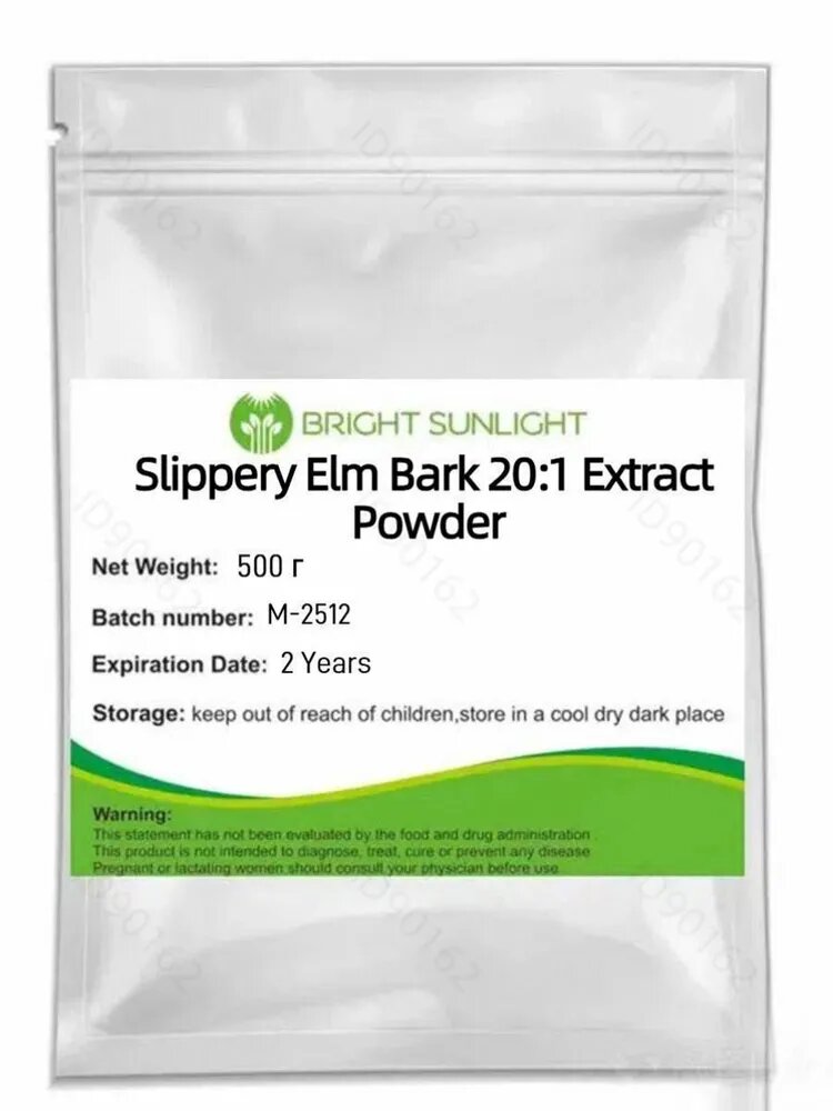 500 г Порошок экстракта коры скользкого вяза 20: 1 (Slippery Elm Bark) без наполнителей7