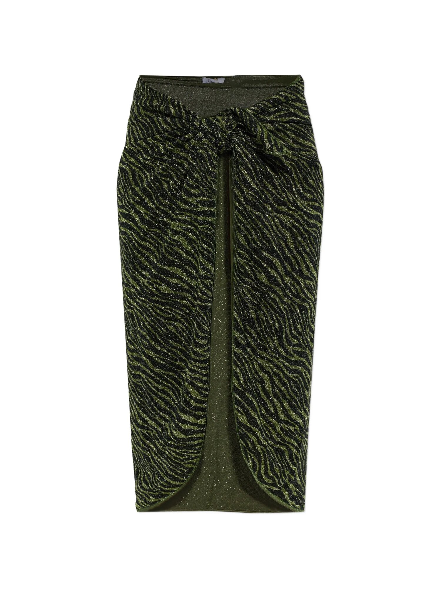 Накидка Oseree Zebra-print lurex pareo