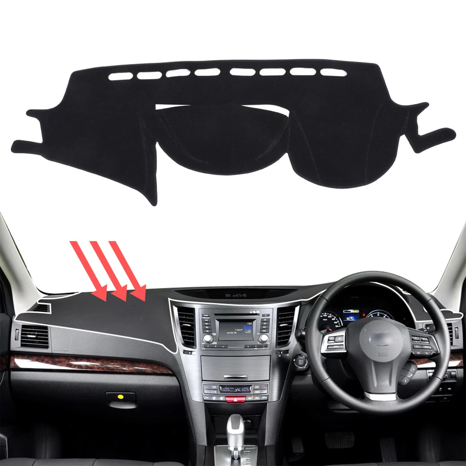 Коврик для приборной панели автомобиля для Subaru Outback Legacy 2010 2011 2012 2013 2014, солнцезащитный коврик, защитный коврик для приборной панели Dashmat