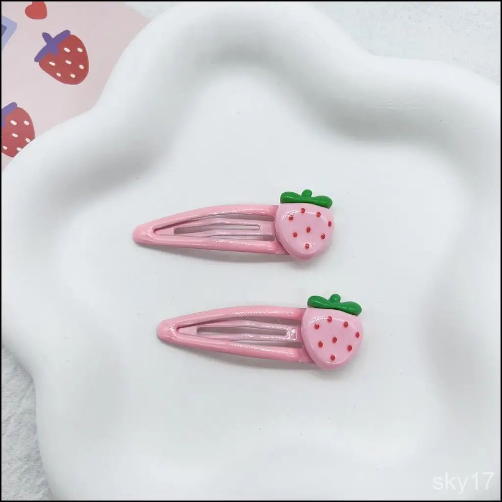 Заколка для волос из смолы Deep pink, декор с бантом и блестками, для девочек, размер 20x10x5 см — фото 1