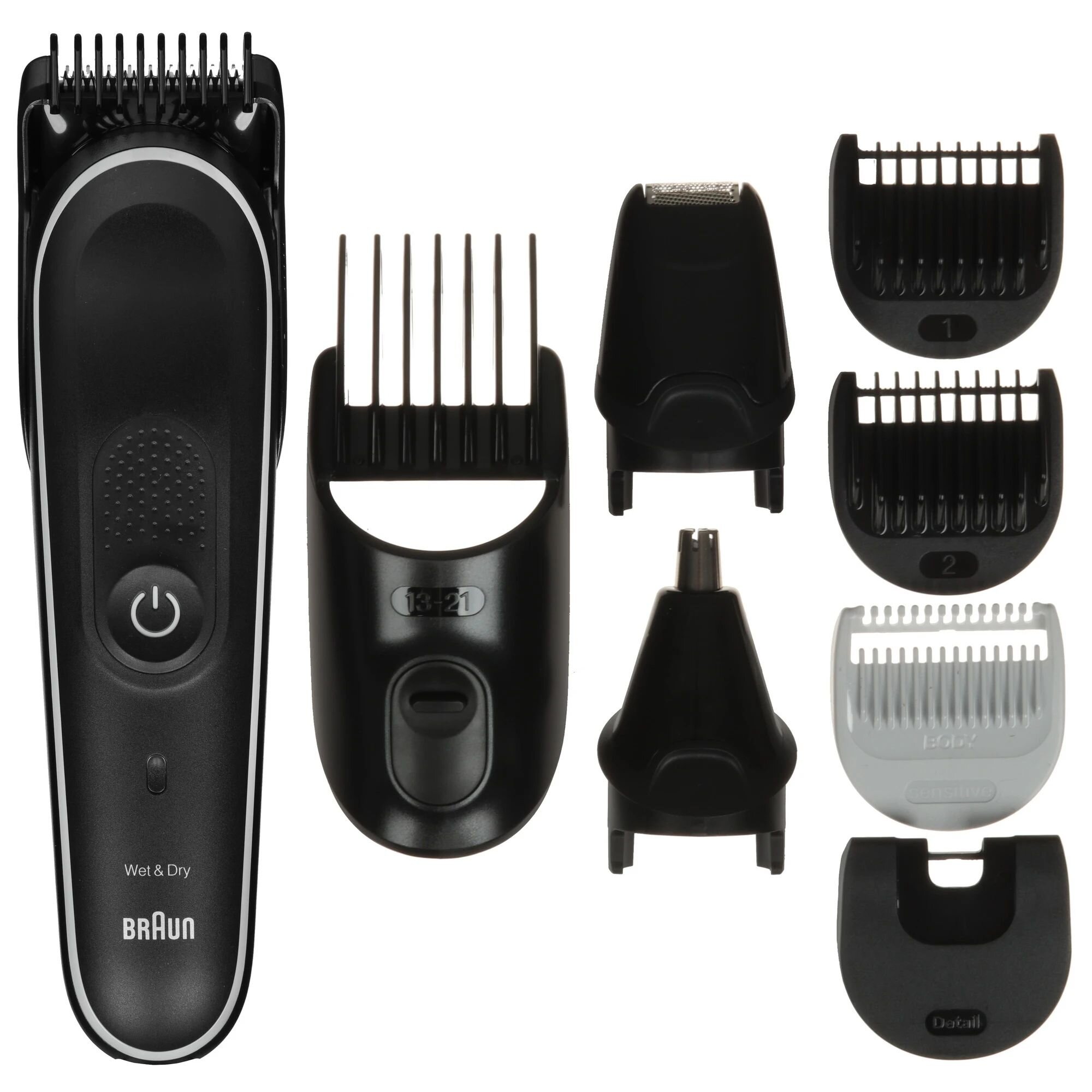 Триммер Braun MGK5410, черный/серый