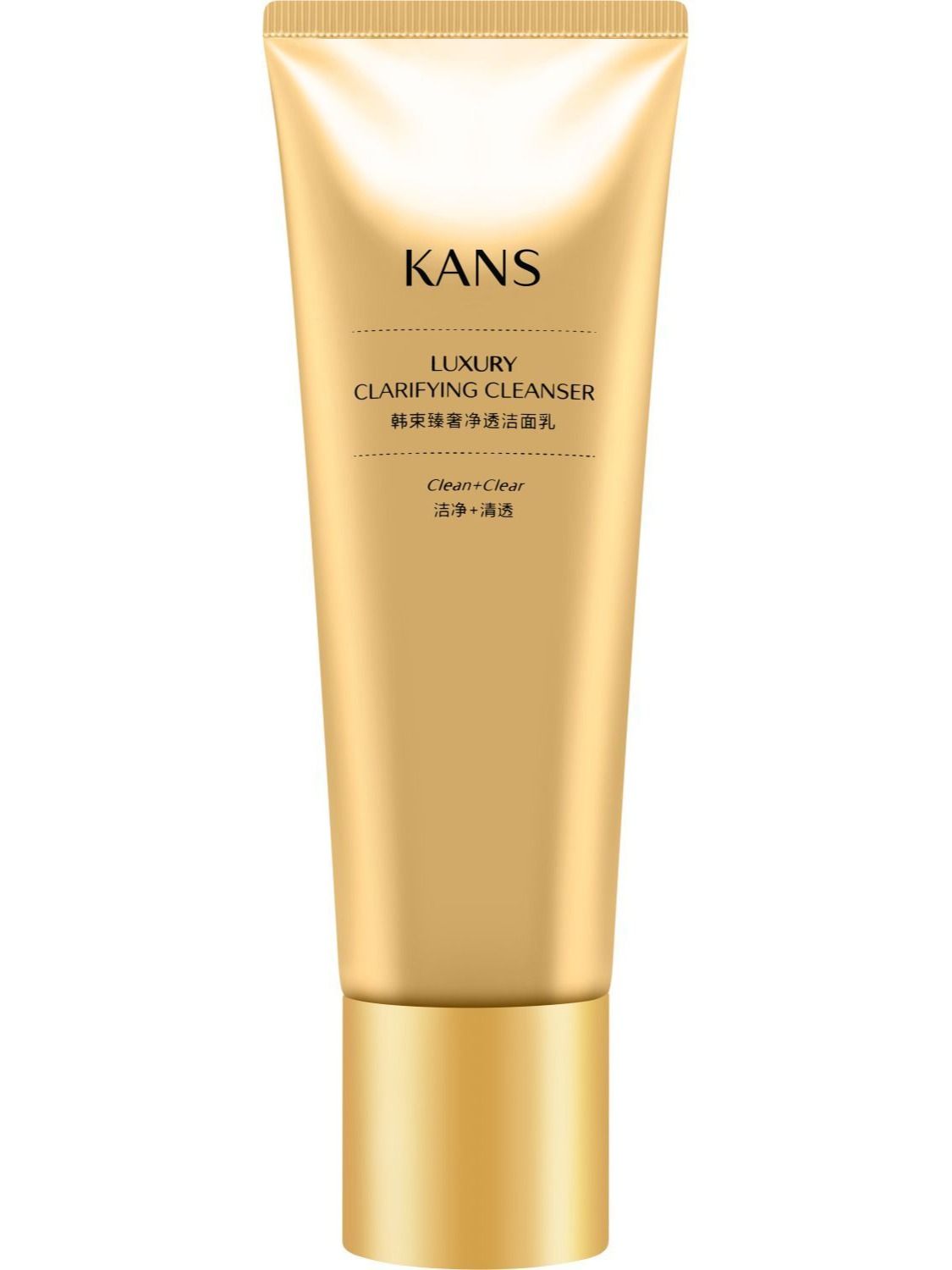 KANS Пенка для умывания лица 35+ Luxury с пептидами кремовая очищающая увлажняющая, антивозрастная для упругости кожи от морщин 100 г