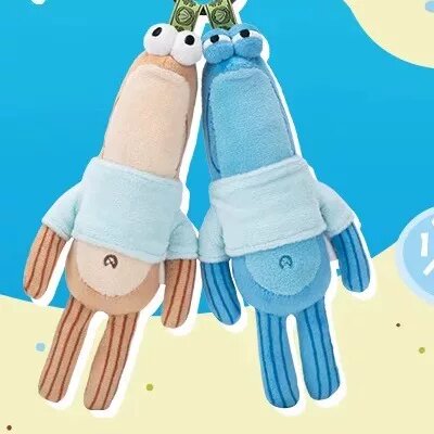 Скрытая фигурка «Скумбрия» из коллекции POP MART «Спанч Боб Скваб Пан», мягкая игрушка