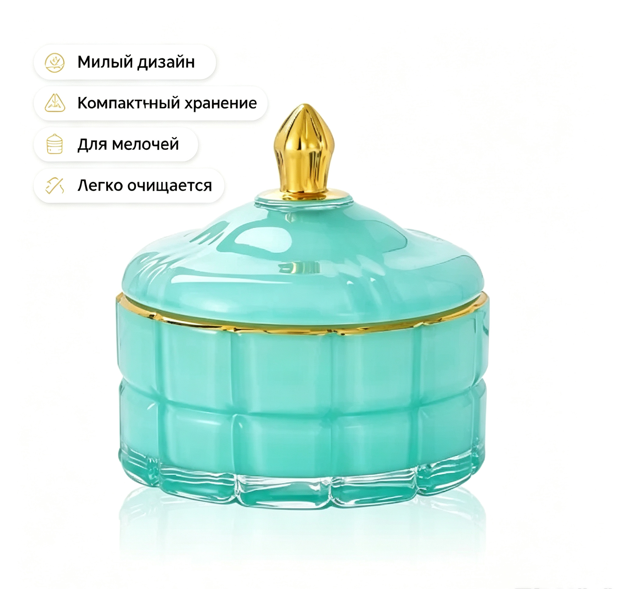Шкатулка 196-100 lovely black10,5х10,5х10 см, Резервуар для хранения ювелирных изделий