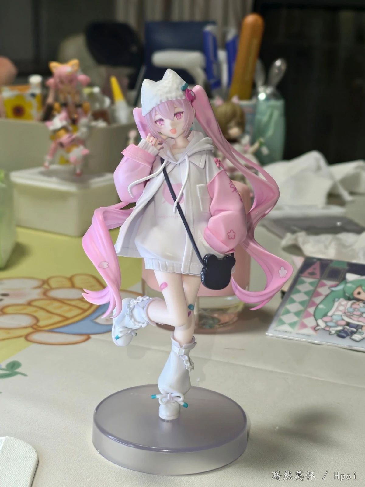 Аниме фигурка Furyu Kuji Hatsune Miku Citrus Miku Last Get Prize Noodle Stopper Figure 14cm