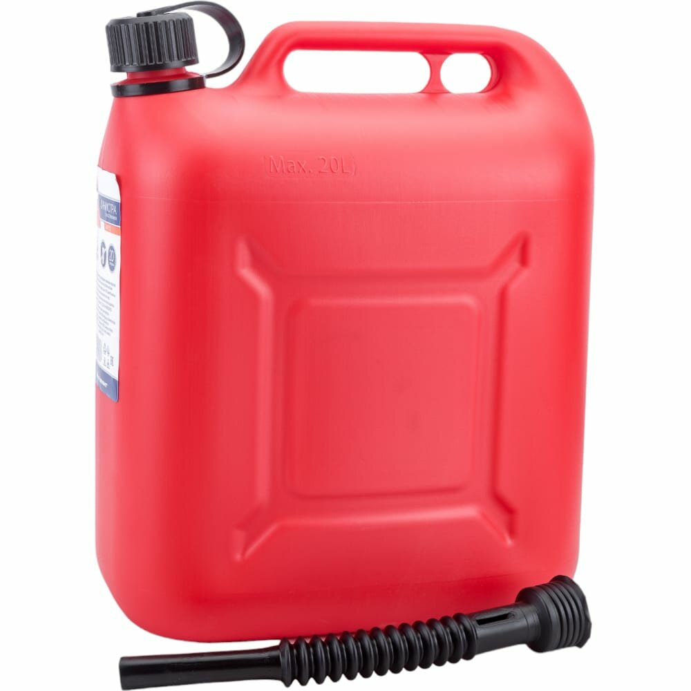 Канистра для топлива 20 л, пластик, крышка с защитой Nova Bright 48113