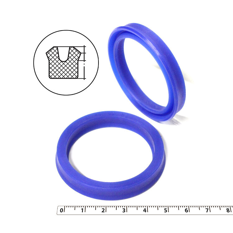 Манжета гидравлическая 45х55х8 (манжета цилиндра 55*45*8) тип UN PU (полиуретан)