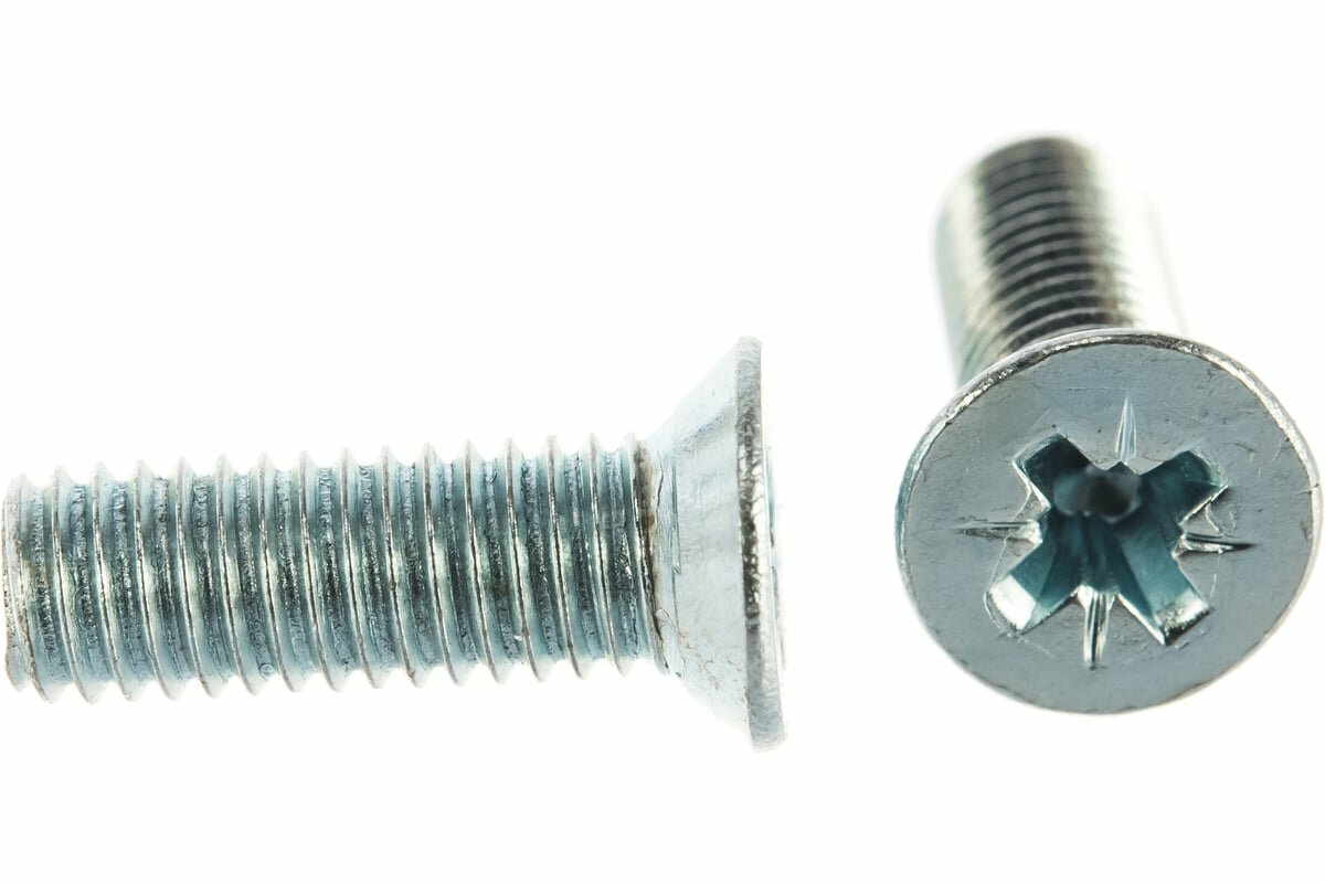 Креп-комп потайной винт DIN 965 цинк 5x15 мм, 100 шт, ВП515МФ для мебели