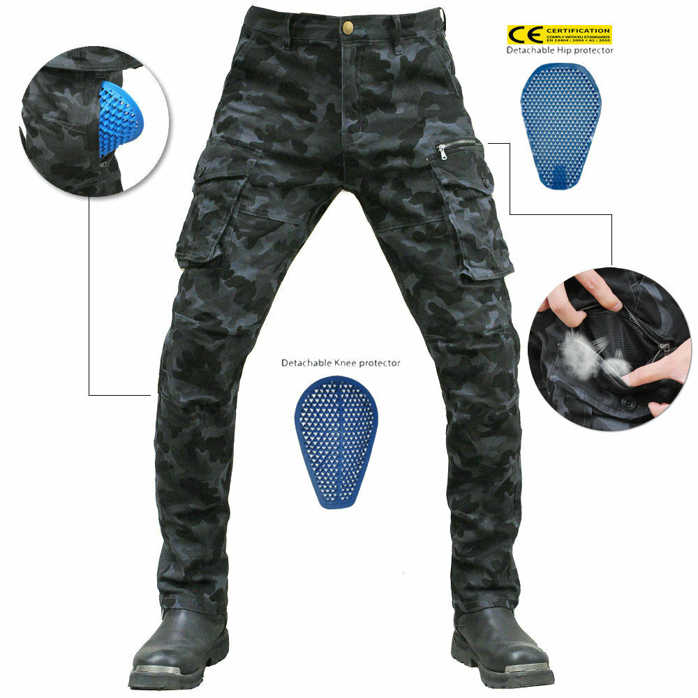 Мотоциклетные брюки VOLERO JES-11, мужские, камуфляж, размер L