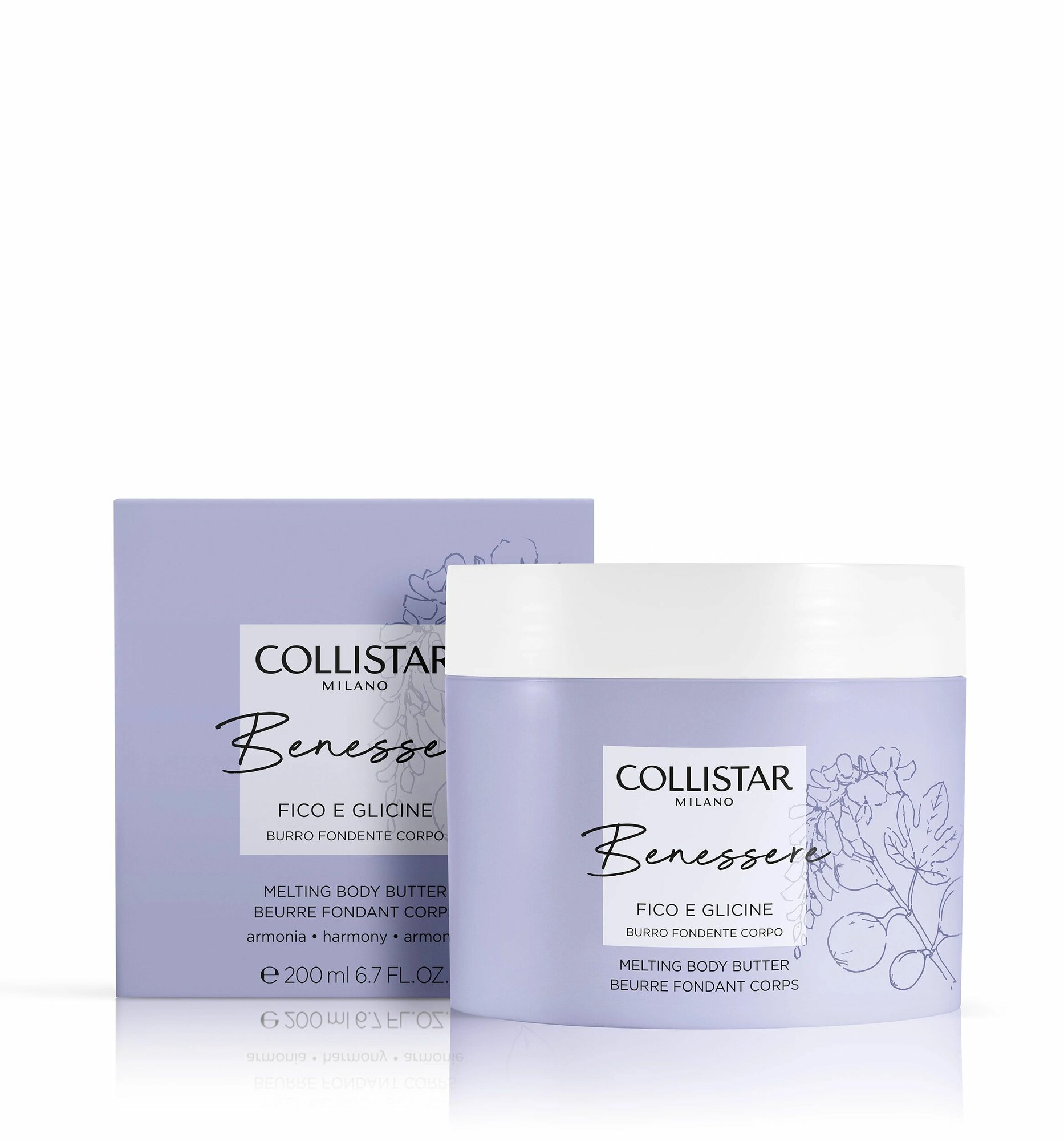 Collistar - Benessere Fico E Glicine Melting Body Butter Ароматическое крем масло для тела 200 мл