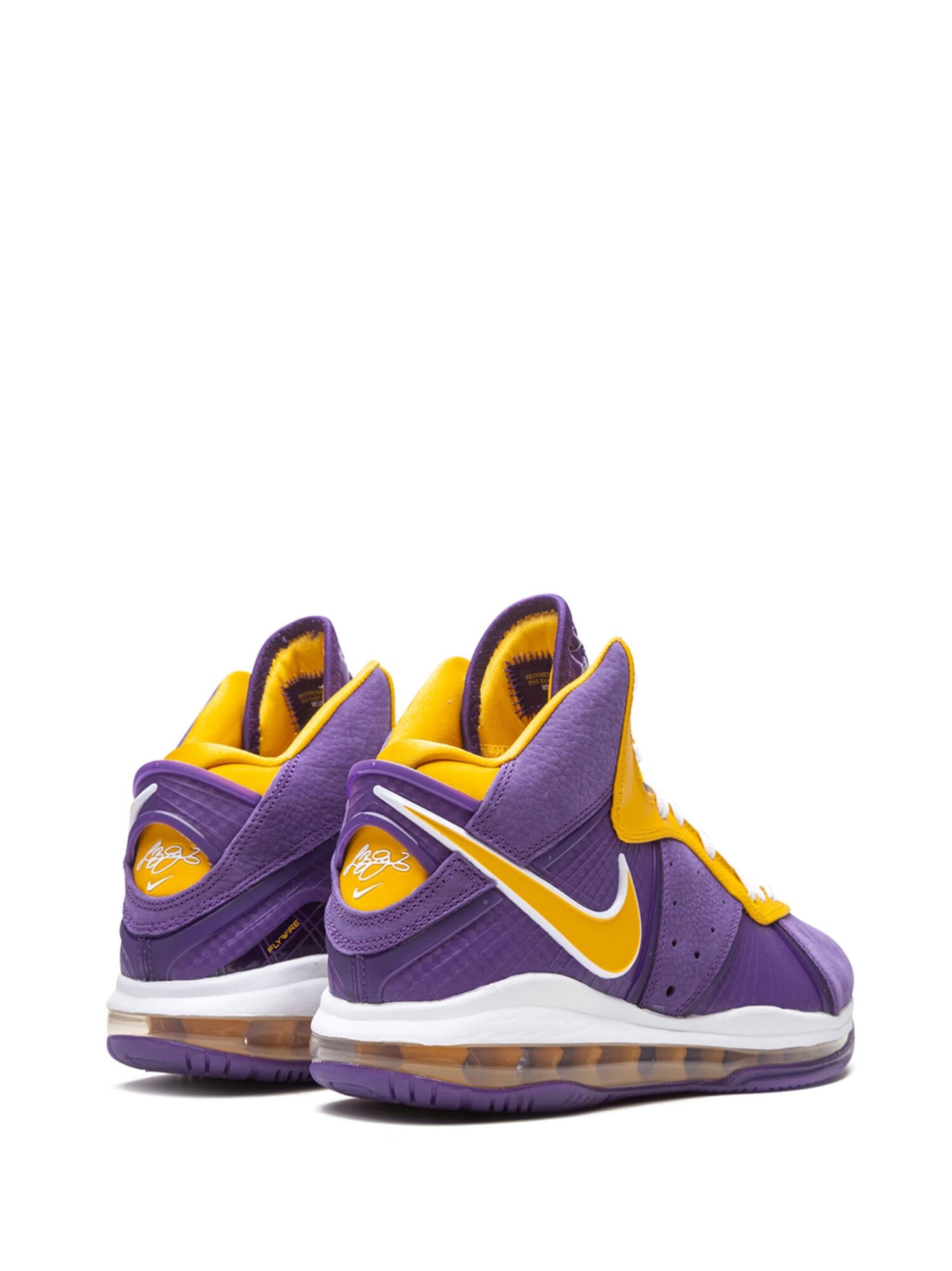 Кроссовки NIKE Lebron 8 Lakers, размер 11 US, purple — фото 1