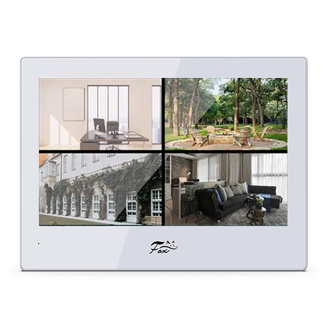 Монитор IP-домофона Fox FX-IVD800HBW Кассиопея (белый) сенсорный экран 8" / гибридный