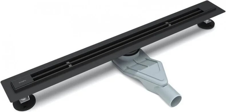 Душевой трап (лоток) Esbano S-LINE-60MB ESTRSLMLINE60MB 60 см, с решеткой, щелевой, черный матовый