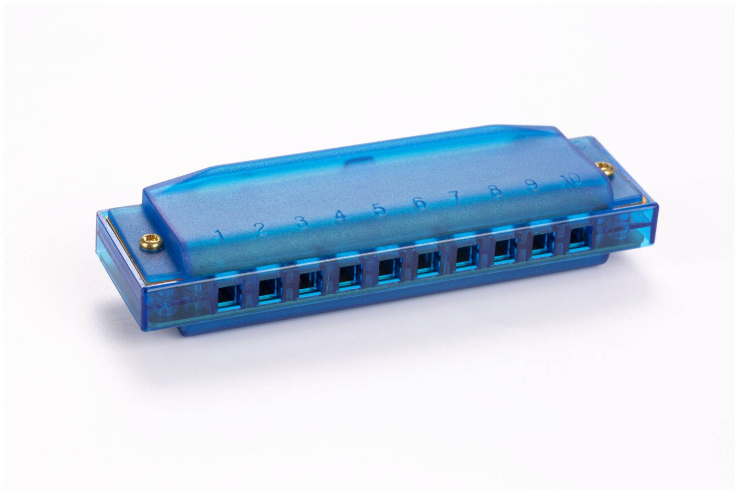 HOHNER Translucent Blue (M1110B) гармошка губная детская, прозрачная синяя YZ