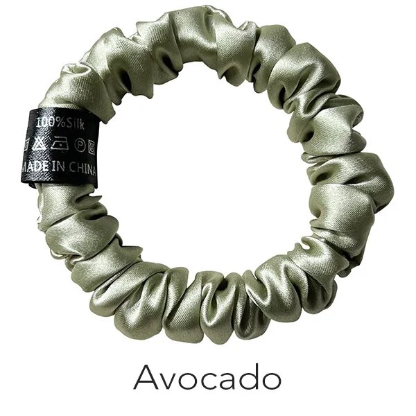 Шелковая резинка для волос Avocado 1.5cm