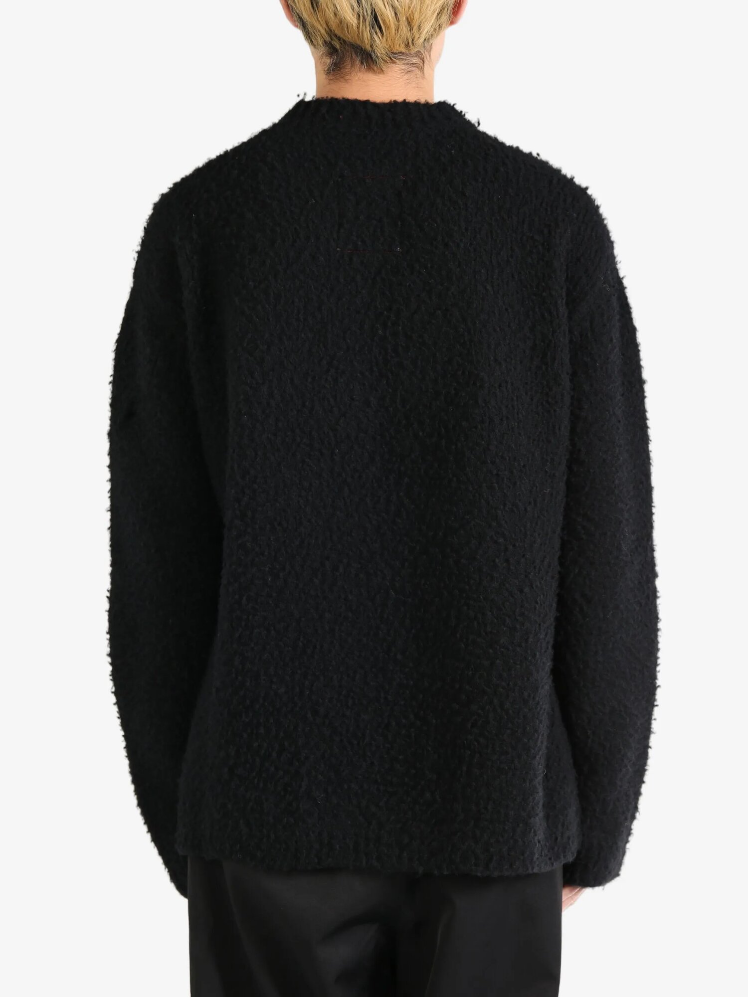 Свитер UMA WANG Brushed-finish sweater, размер S, , black/black — фото 1