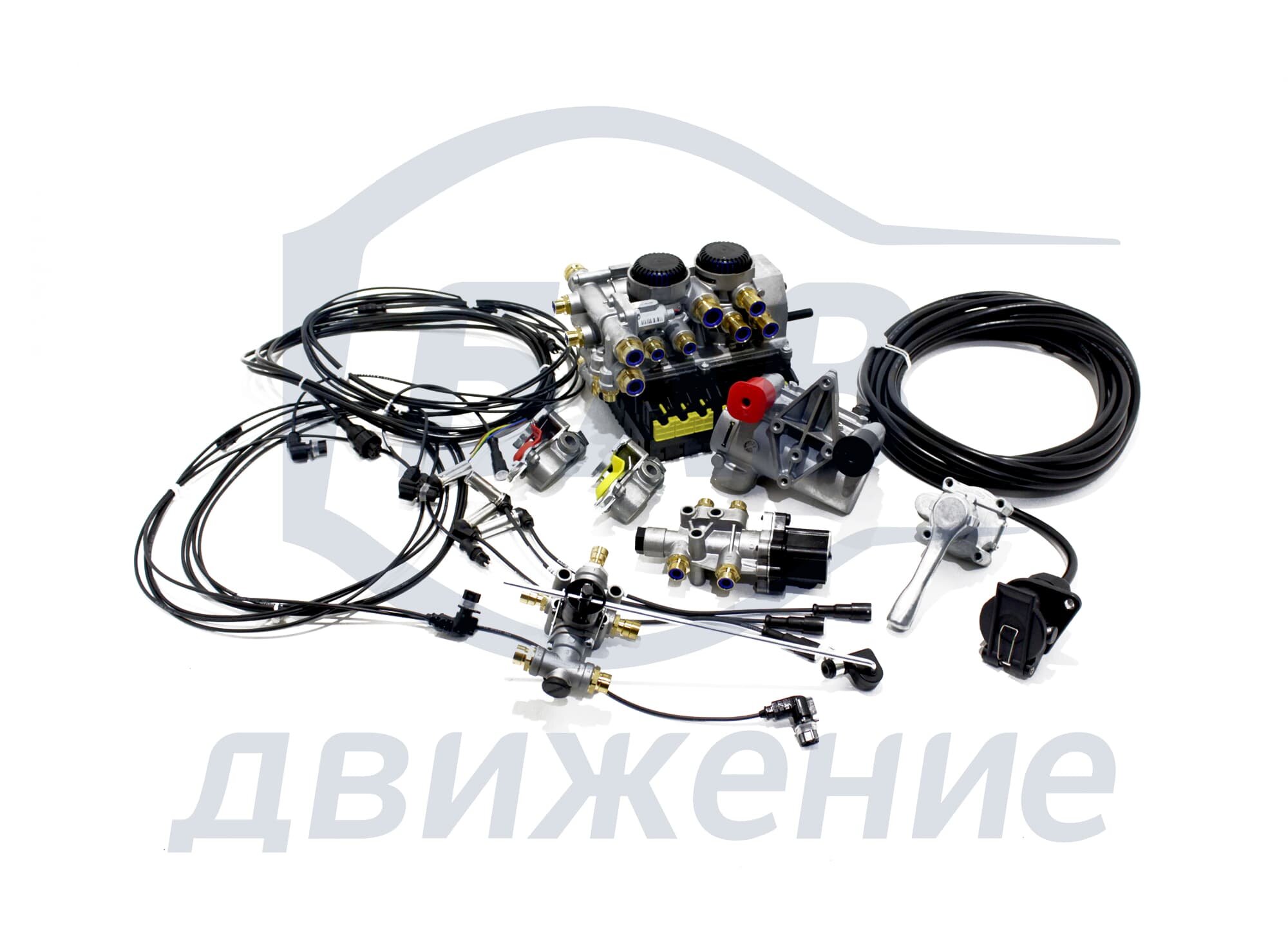 Комплект монтажный Wabco EBS для полуприцепа с подъемной осью (модулятор 4801020630) 4006051830 WABCO