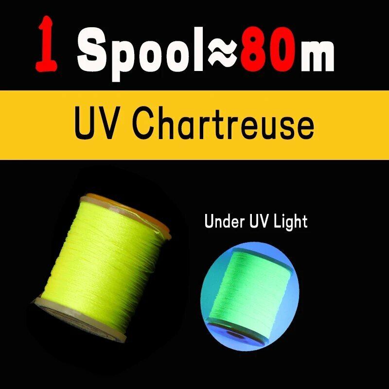 WIFREO Lumo 150D нить для вязания мух 1pc Chartreuse