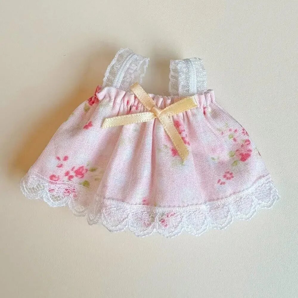 Кукольные платья хлопок 10-15 см Розовый, 10