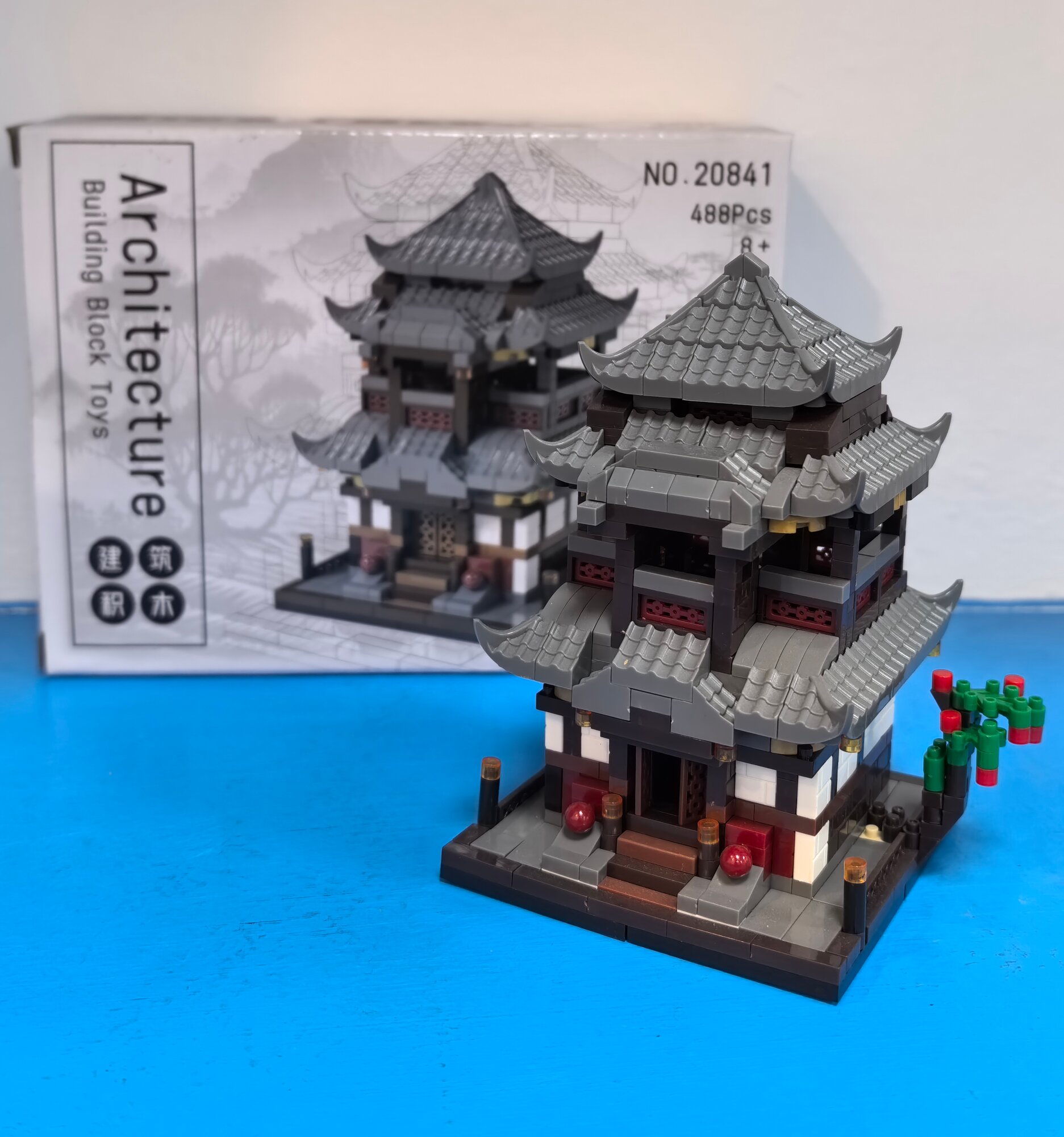 Конструктор 3D Древняя Архитектура Японии Пагода, 350 элементов - JM20841