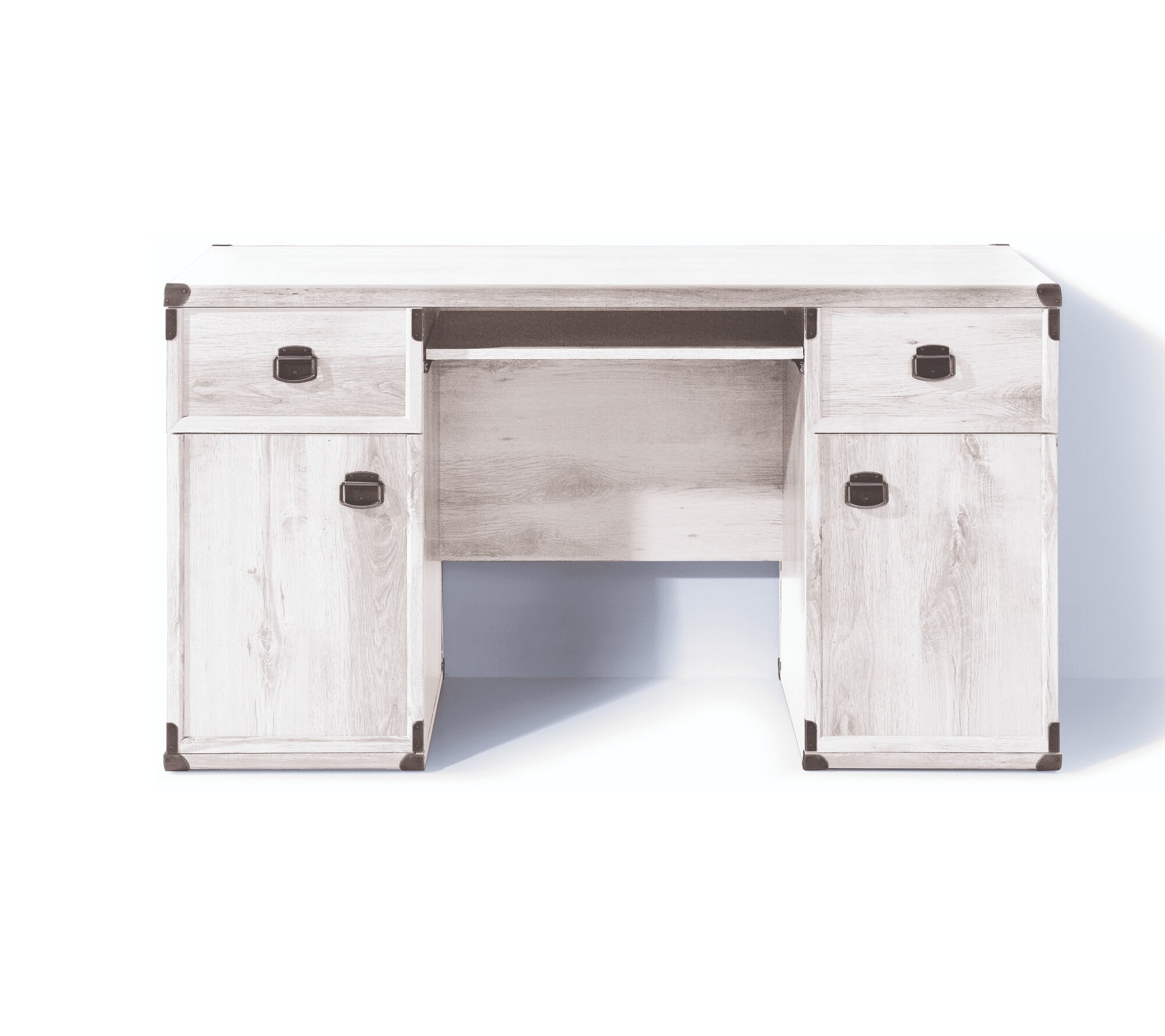 Стол письменный БРВ Мебель индиана JBIU 2d2s Сосна каньйон Размеры: Высота 780мм Глубина 650мм Ширина 1400мм