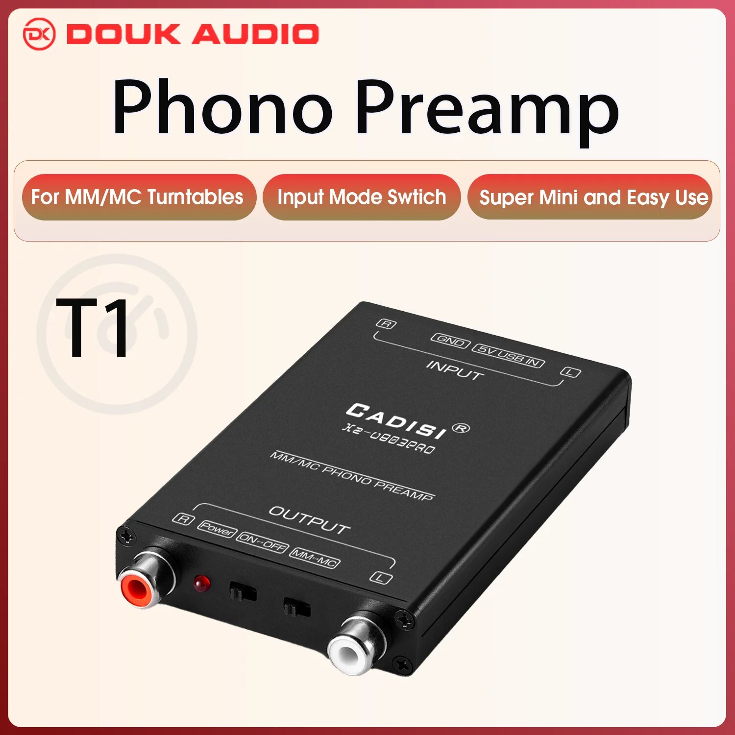 Douk Audio T1 Mini Фонокорректор