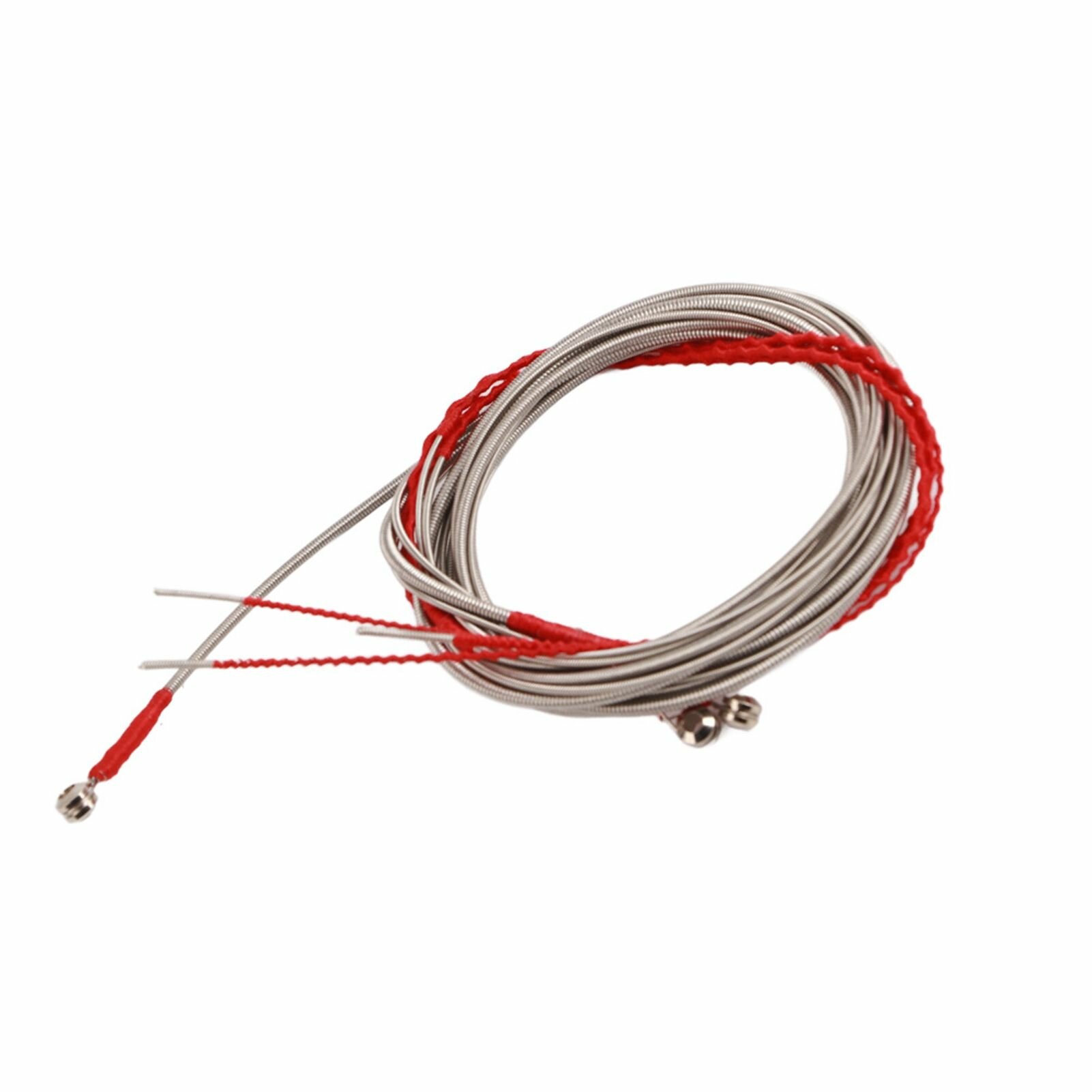 4-струнные струны для электробас-гитары, серебряные, стальной сердечник, прочные, среднего калибра, музыкальные инструменты