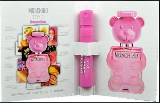 Moschino Toy 2 bubble gum Вода парфюмерная женская 1 ml пробник