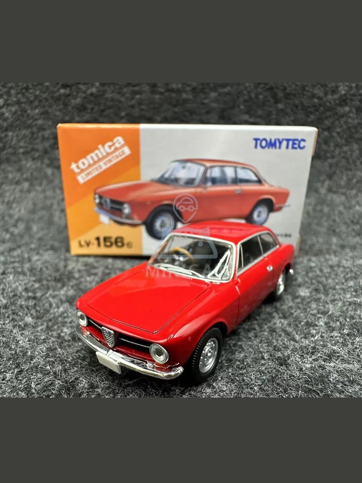 Машинка Tomytec Tomica TLV 1/64 LV-156c Alfa Romeo GT1600 Junior Die-cast Alloy Car Model Collection Toy Gift